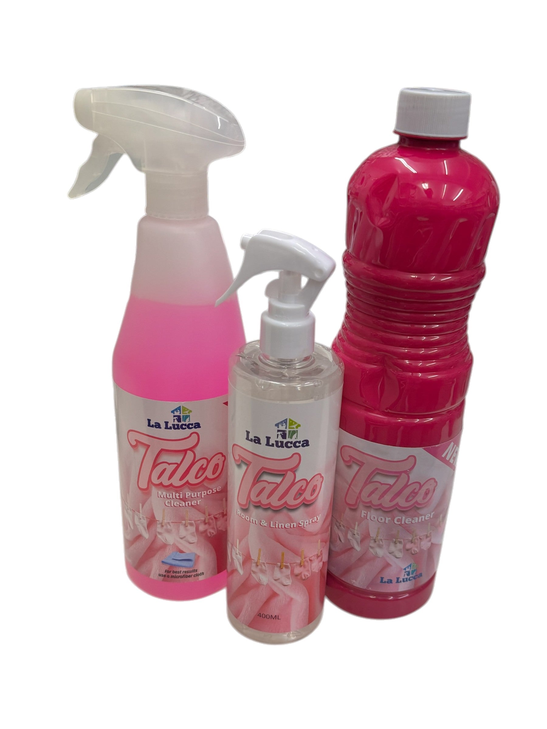 Talco Bundle ,Floor Cleaner,Fabric Spray And Multi spray – La Lucy ...